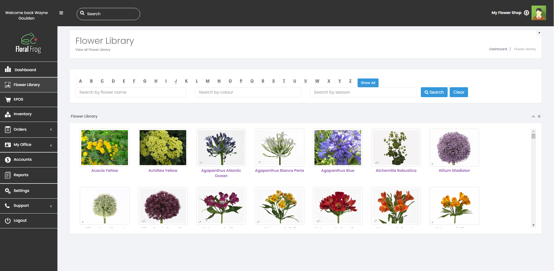 Flower Library – Floral Frog Knowledge Base